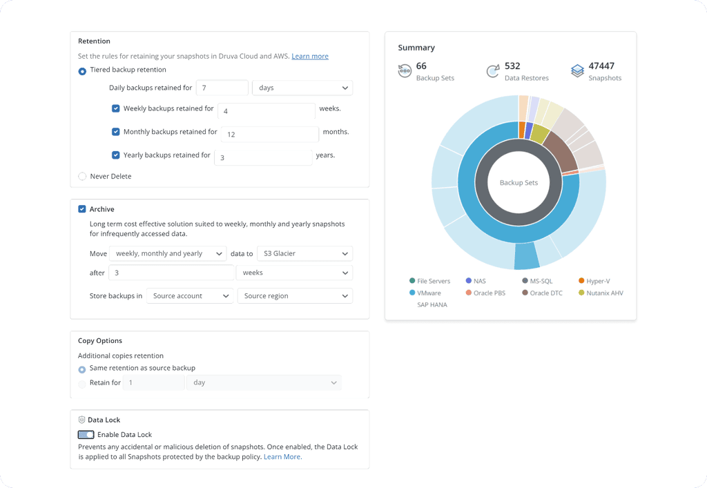 Cloud Archive & Cold Data Storage Solutions for Enterprises | Druva