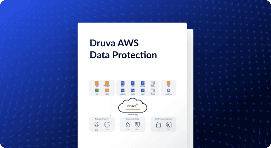 AWS Recovery & Backup Solutions: How It Works with Druva | Druva