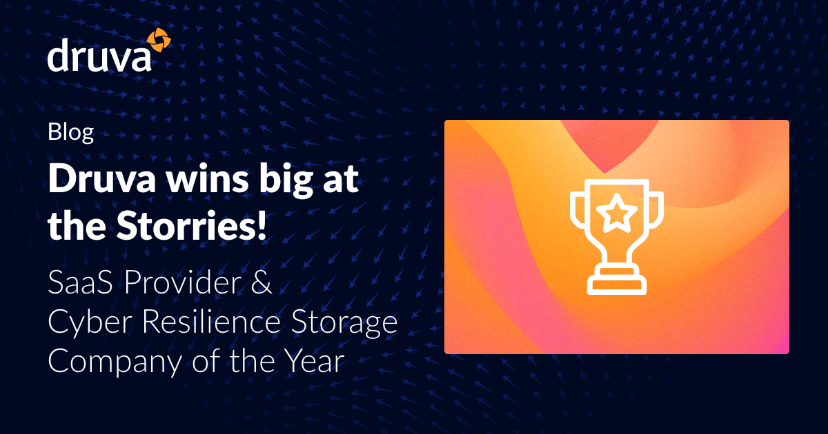 Druva Wins Big at the Storries Storage Awards: Named SaaS Provider of ...