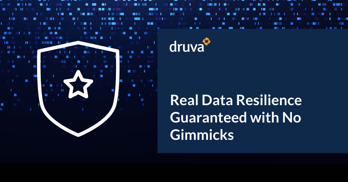 Competitor Shoots and Misses — Druva Guarantees Data Resilience with No Gimmicks | Druva