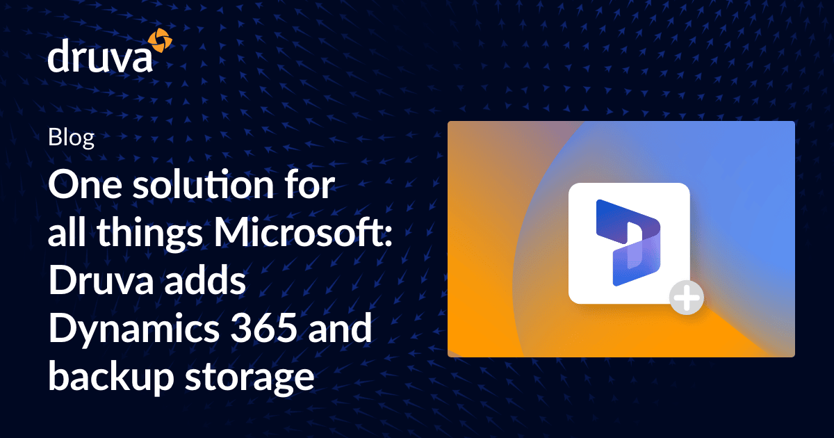 Full Microsoft Data Defense, Now with M365 Backup Storage Support & Dynamics 365 Coming Soon ...