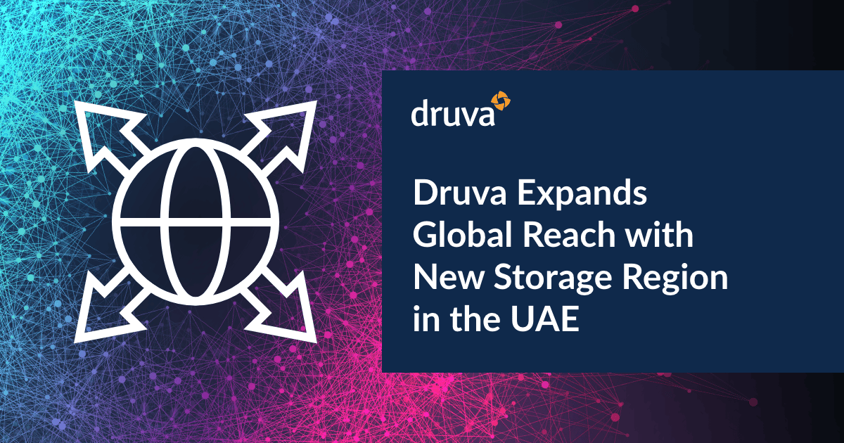 Druva Expands Globally with New Storage Region in the UAE | Druva