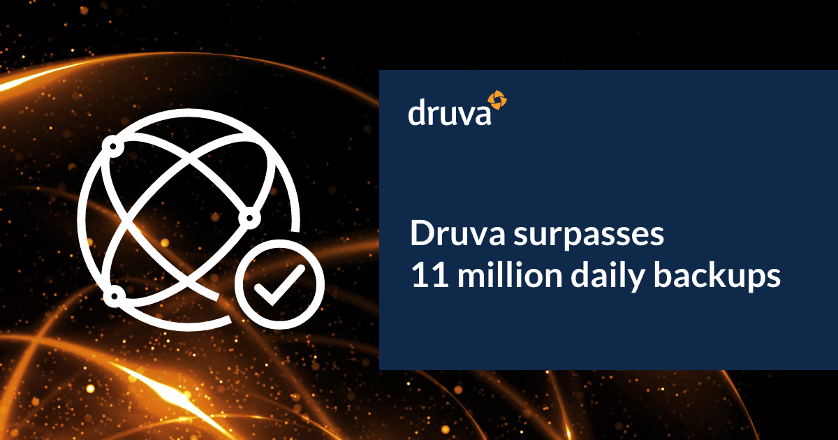 Druva Data Resiliency Cloud Delivers Over 11 Million Daily Backups | Druva