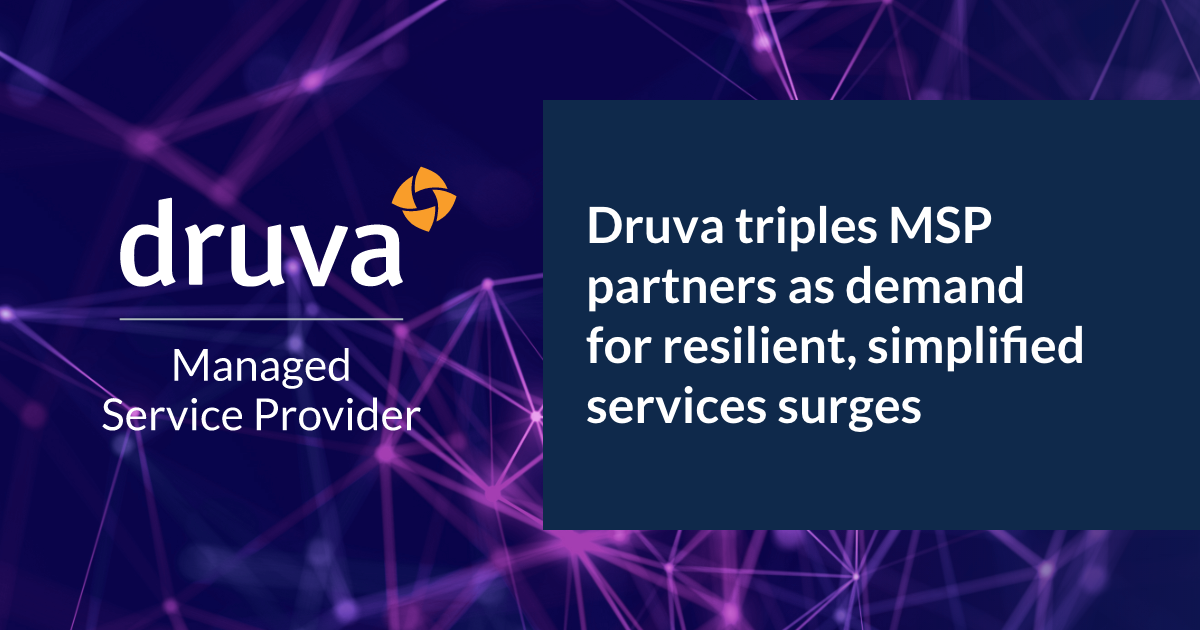 Druva Expands MSP Partner Network by Threefold Months After Launching Transformative Program | Druva